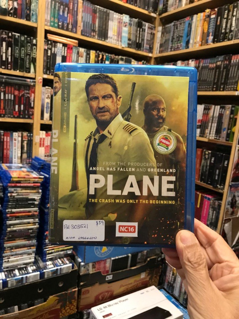 PLANE blu ray$20/- 4K ULTRA HD$25/- , Hobbies & Toys, Music & Media ...