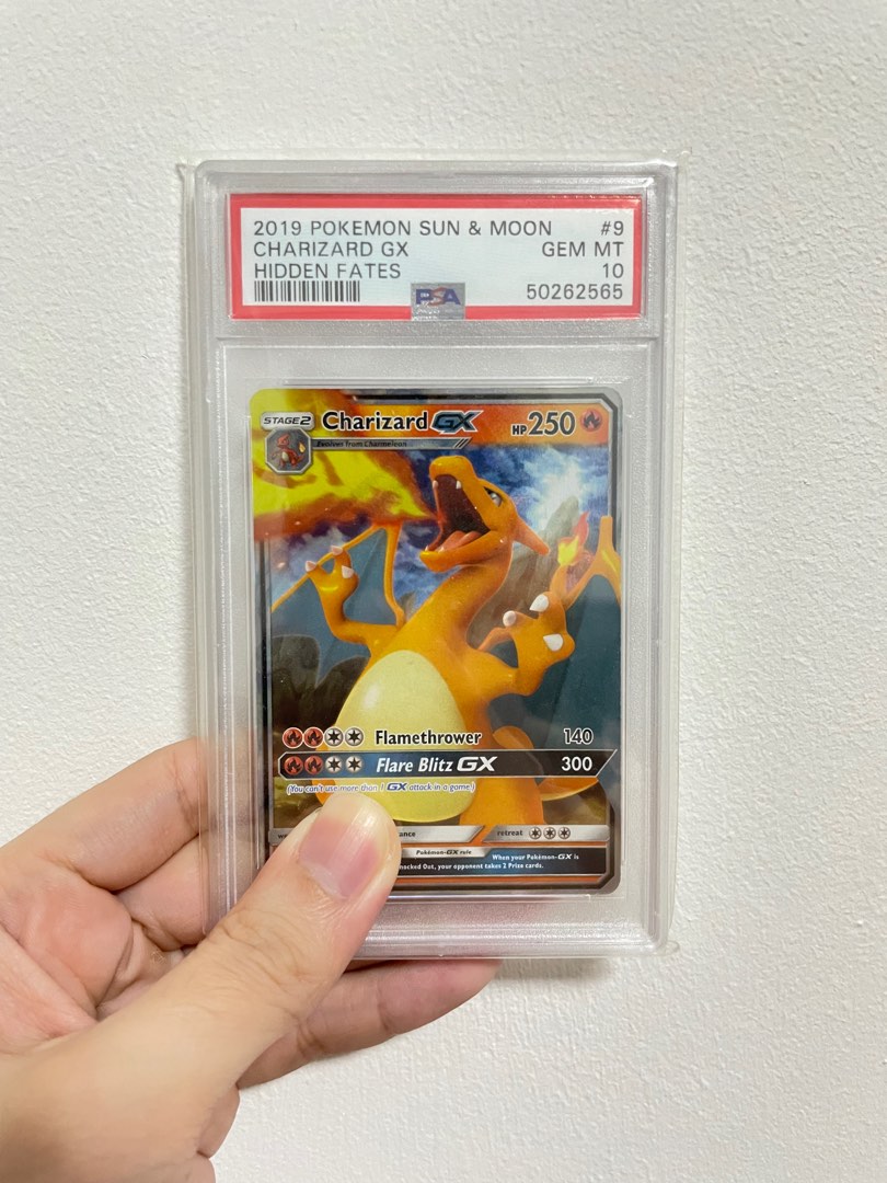 Pokemon Charizard GX Hidden Fates PSA 10, Hobbies & Toys, Toys & Games ...