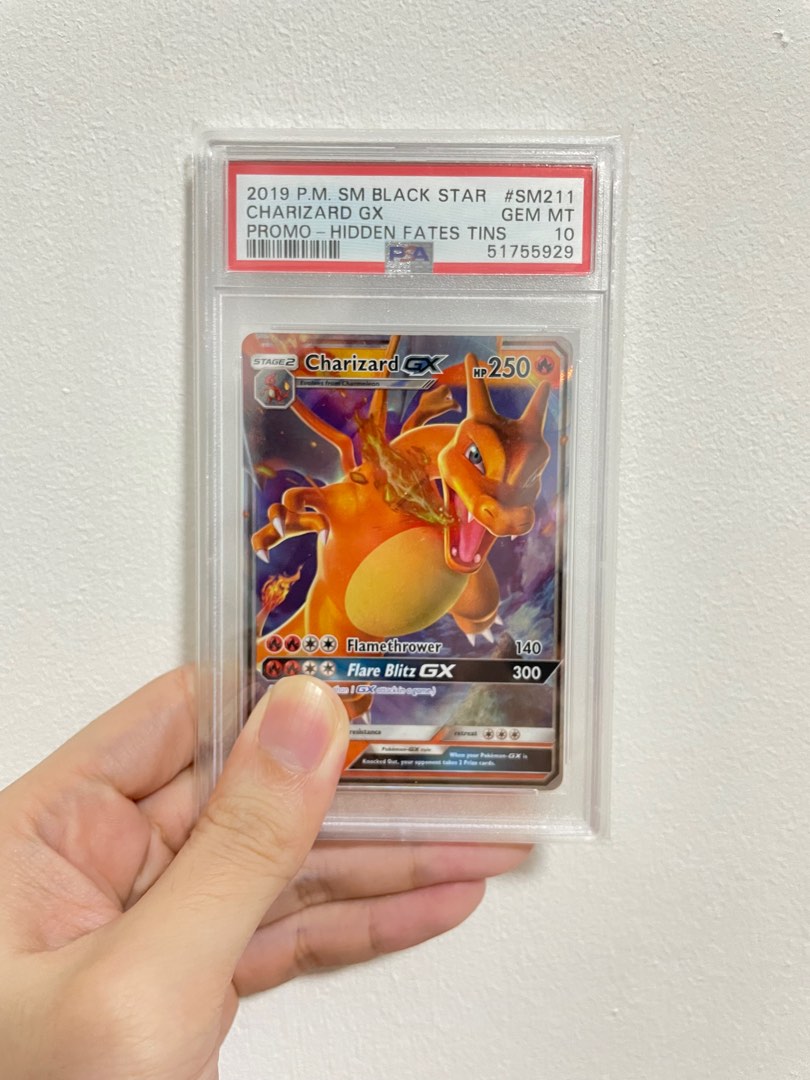 Pokemon Charizard GX Hidden Fates Promo PSA 10, Hobbies & Toys, Toys ...