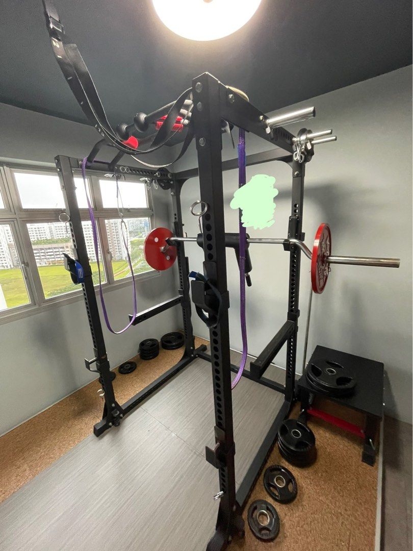 Full Power rack, power cage, Squat rack, squat stand, squat, bench ...