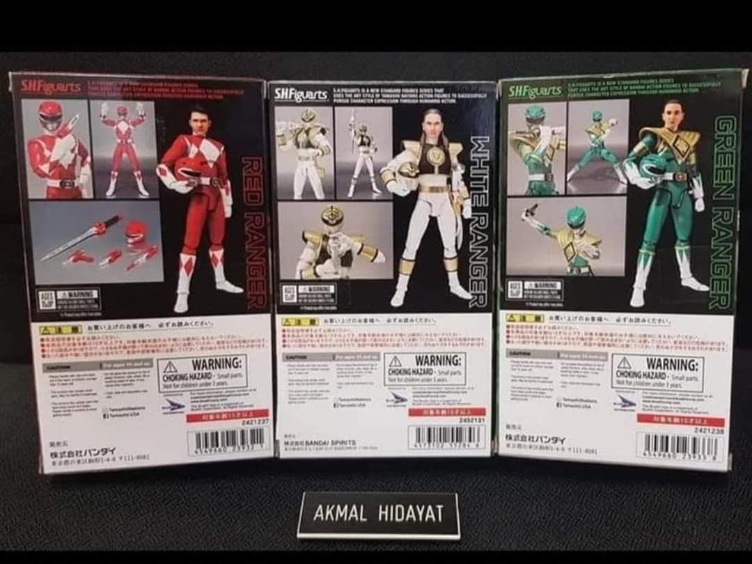 Production 2018 Bandai Mighty Morphin' Power Rangers MMPR SDCC Event ...