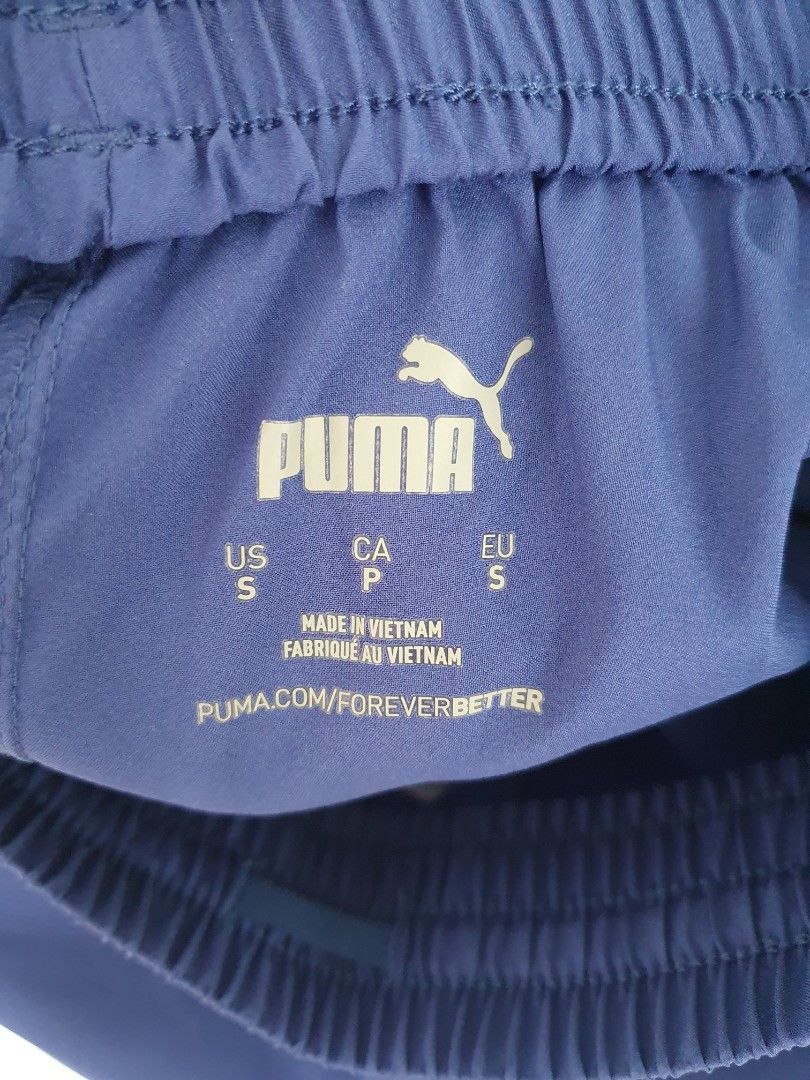 PUMA blue shorts, Women's Fashion, Activewear on Carousell
