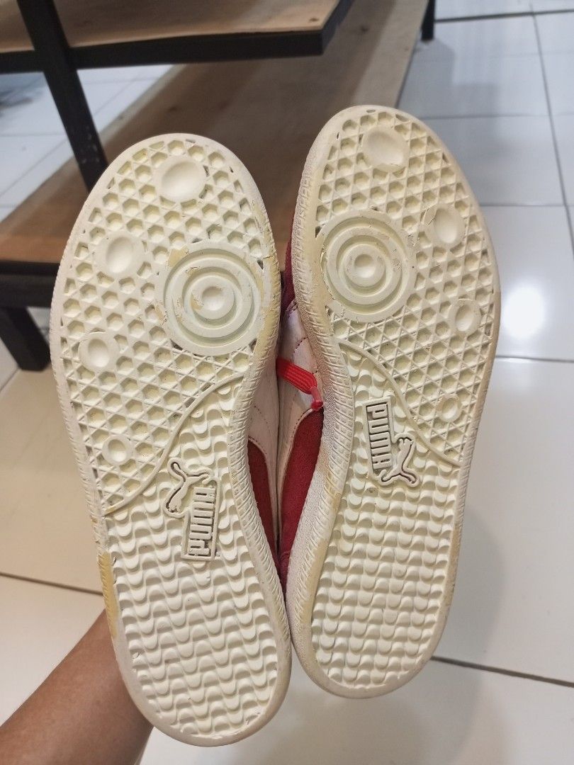 puma merah (42), Fesyen Pria, Sepatu , Sneakers di Carousell