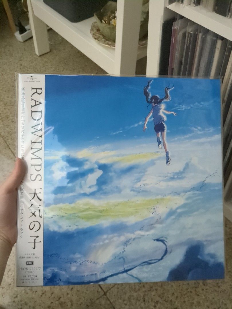 RADWIMPS - weathering with you (clear sky Blue vinyl), Hobbies & Toys ...