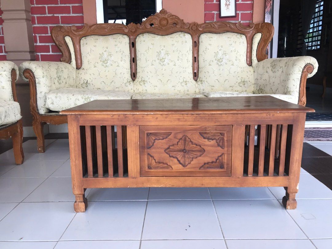 Rangka Sofa Jati, Furniture & Home Living, Furniture, Tables & Sets on ...