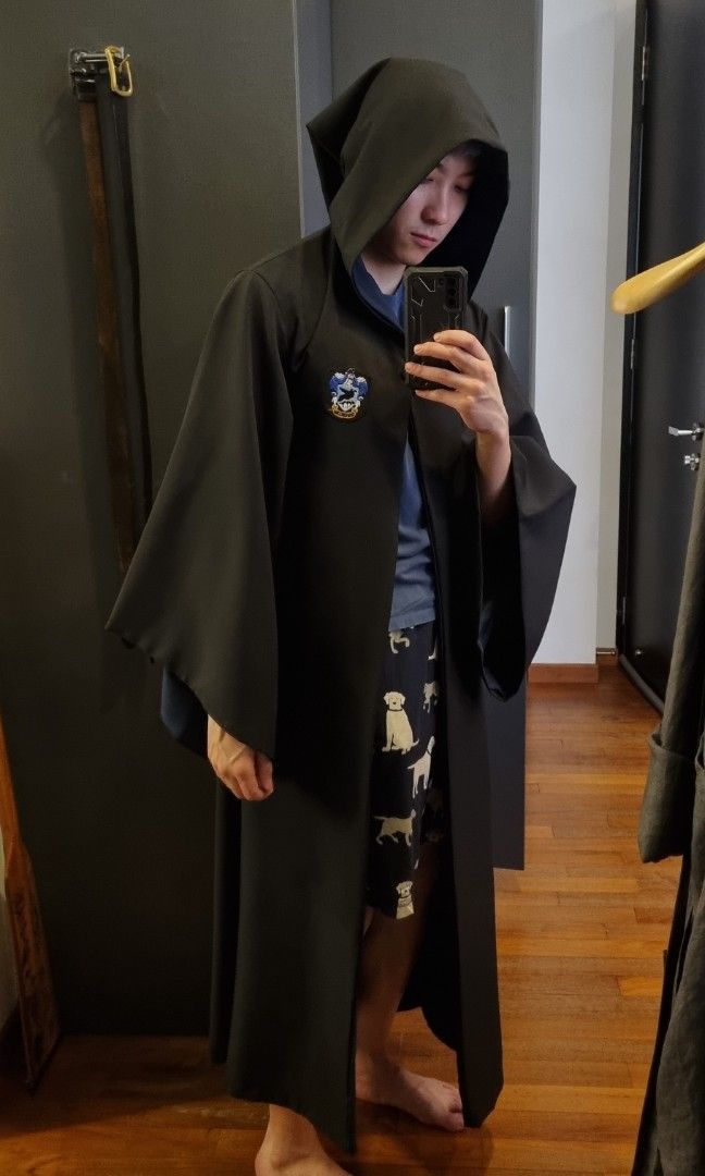 RAVENCLAW HARRY POTTER OUTER TRENCH CLOAK, Men's Fashion, Coats ...