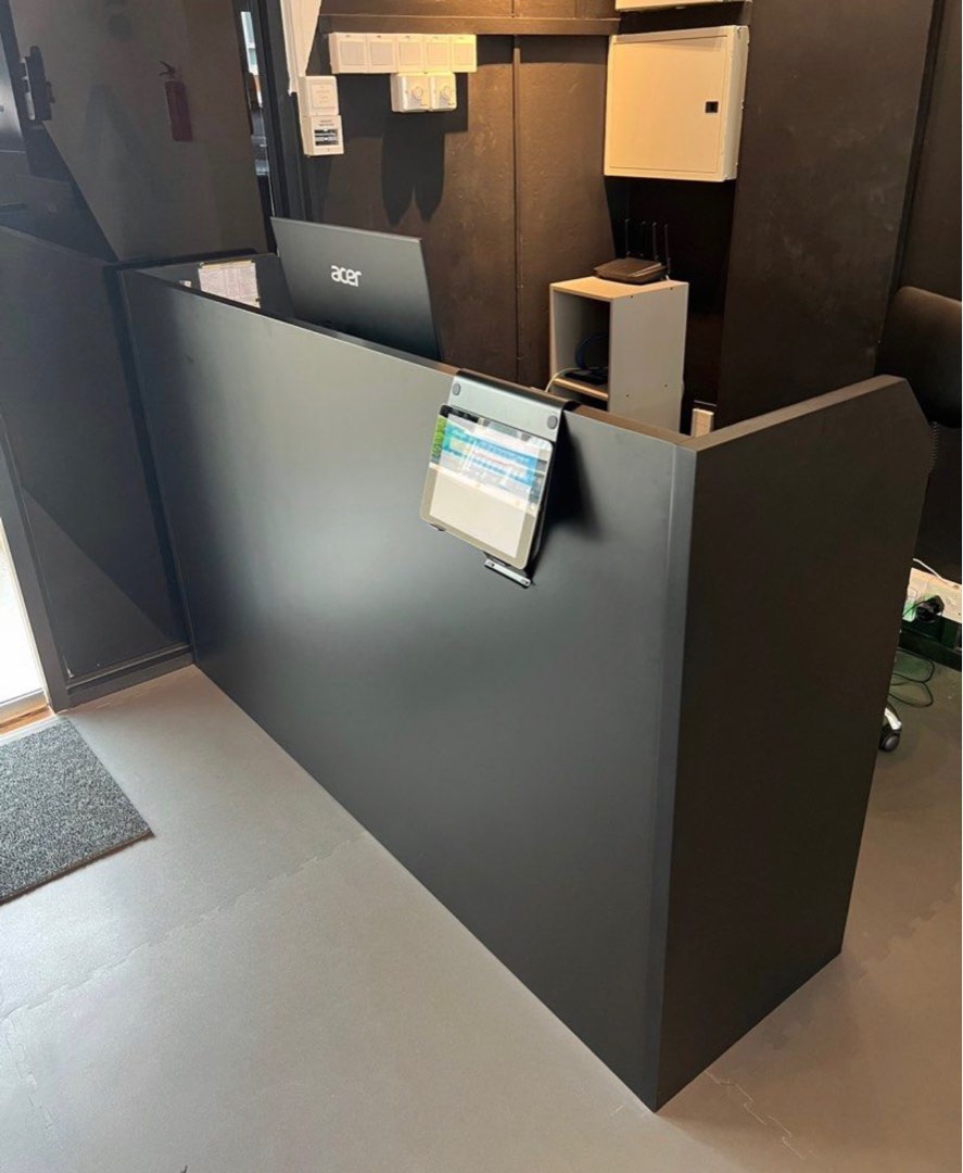 Reception counter, Furniture & Home Living, Furniture, Shelves ...