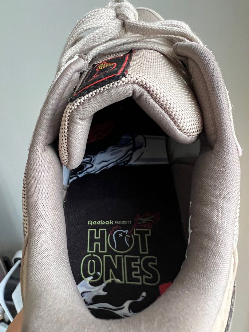 Reebok Classic Leather x Hot Ones (Below RTP), Men's Fashion, Footwear ...