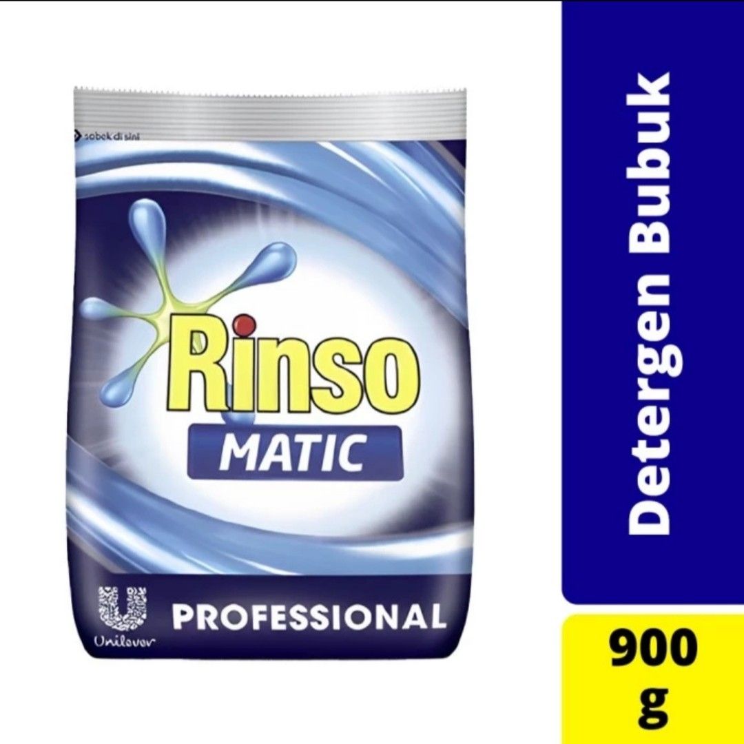 Rinso Matic Professional Deterjen Laundry Kiloan Bubuk 1 Kg Multipack ...