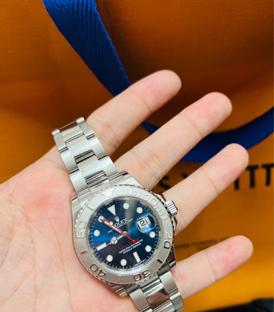Rolex YATCH MASTER BLUE DIAL 116622, Luxury, Watches on Carousell