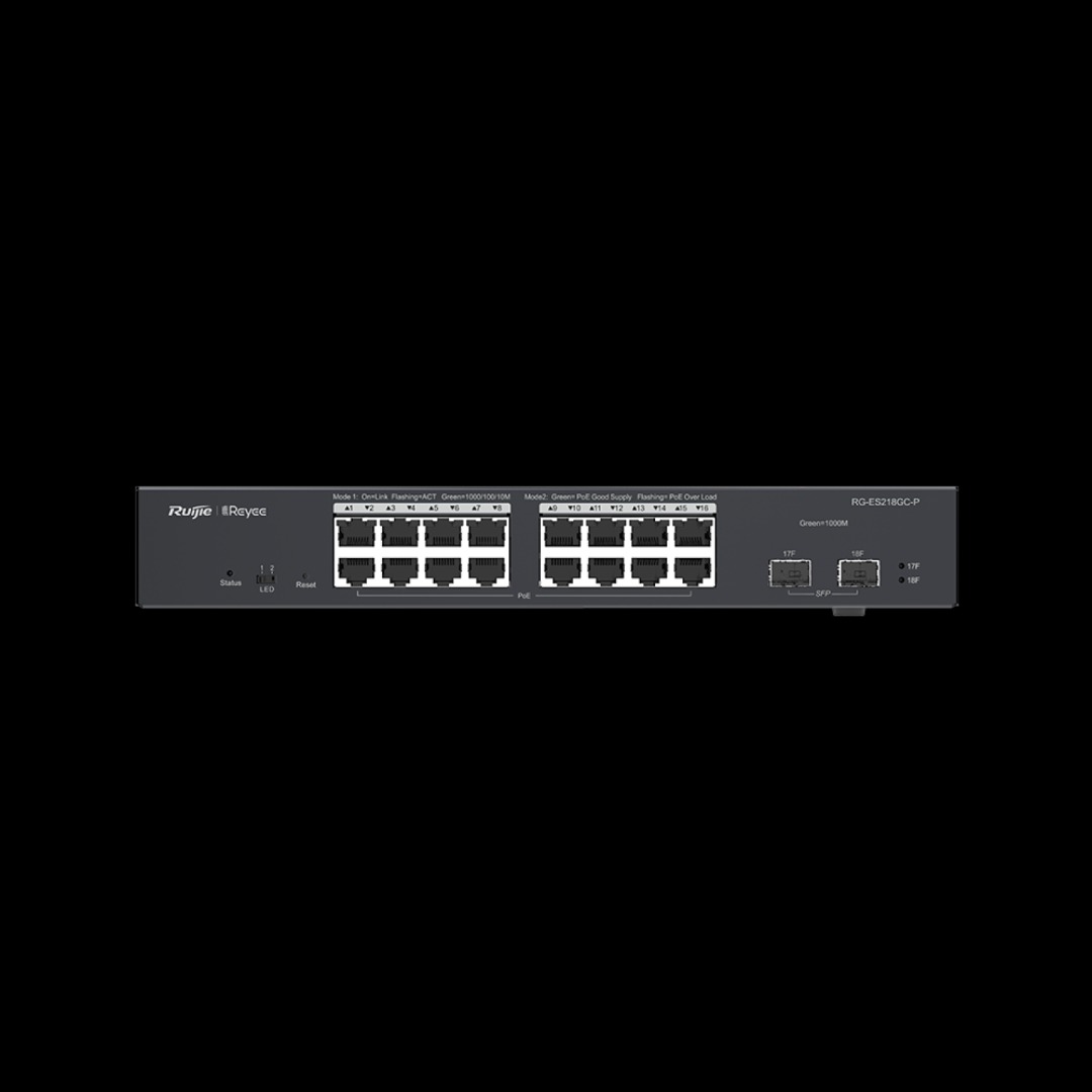 Ruijie Reyee RG-ES218GC-P 18Port Gigabit Smart Cloud Managed PoE Switch, Computers & Tech, Parts ...