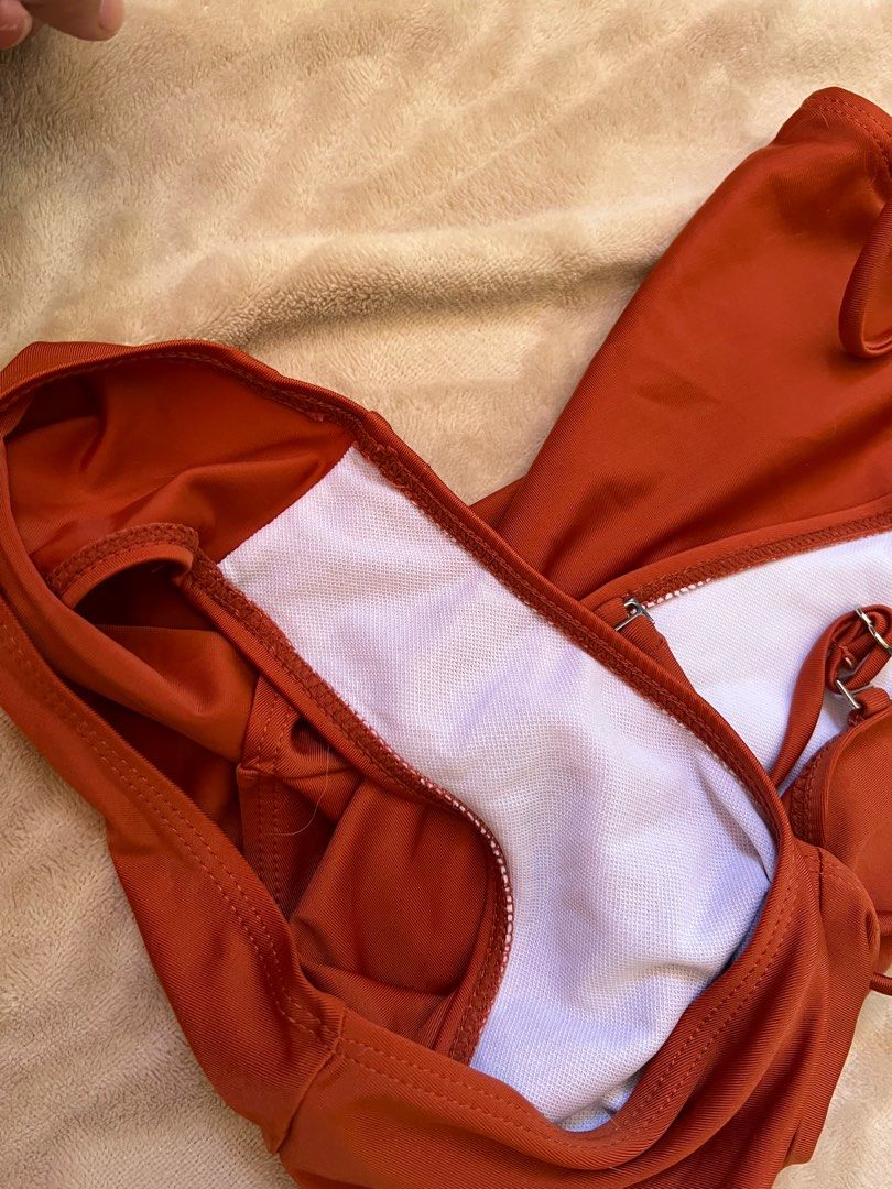 Rust One piece, Women's Fashion, Swimwear, Bikinis & Swimsuits on Carousell