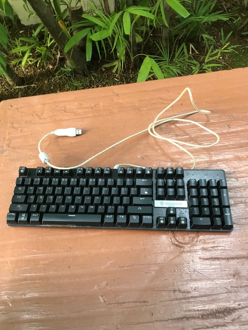 Sades gaming keyboard. In good working condition., Computers & Tech ...