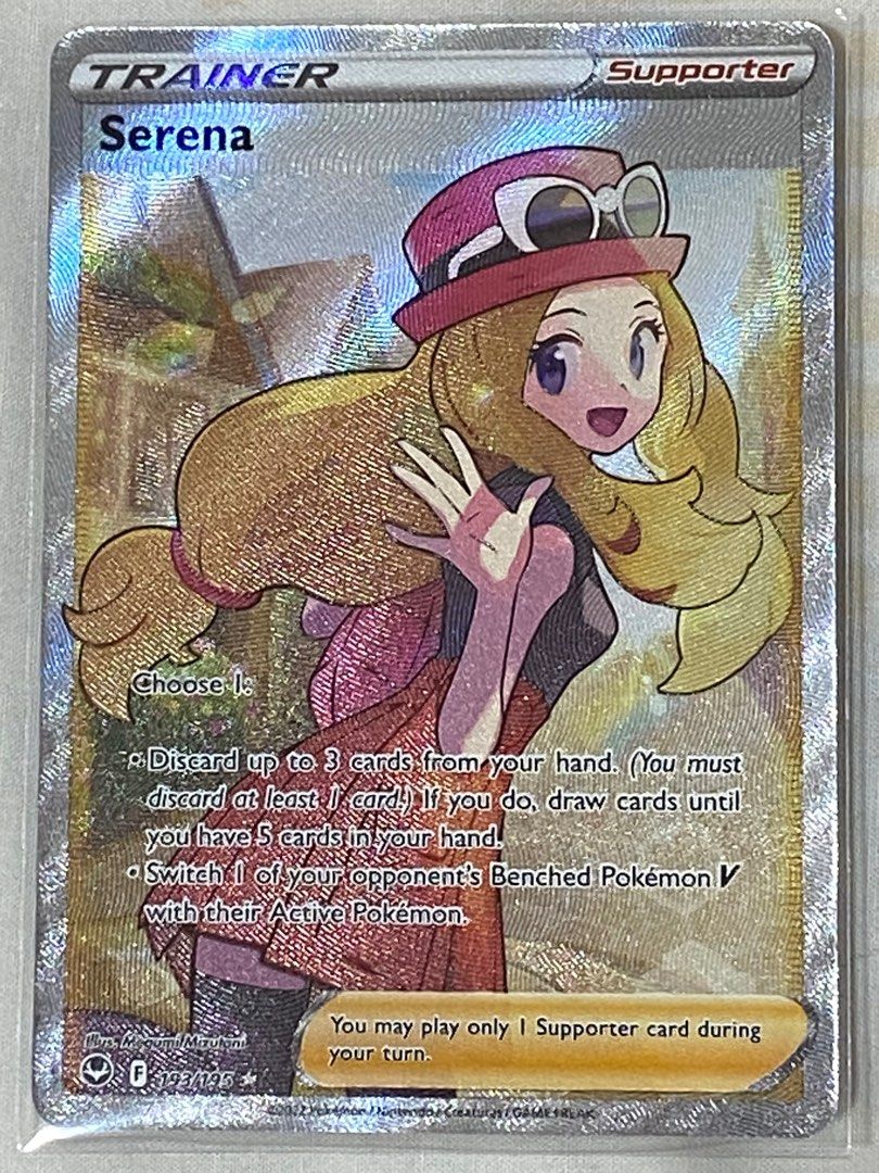 Serena full art trainer and rayquaza black gold silver tempest, Hobbies ...