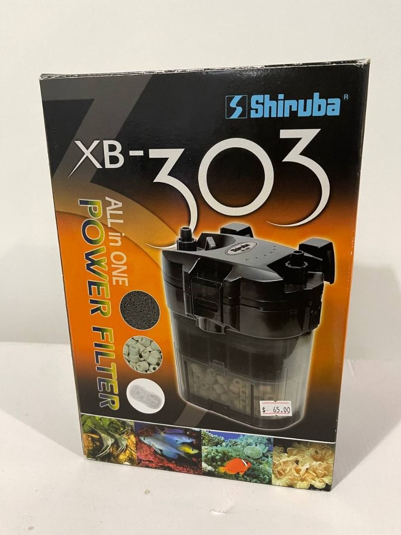 SHIRUBA XB303 External Canister Filter, Pet Supplies, Homes & Other Pet ...