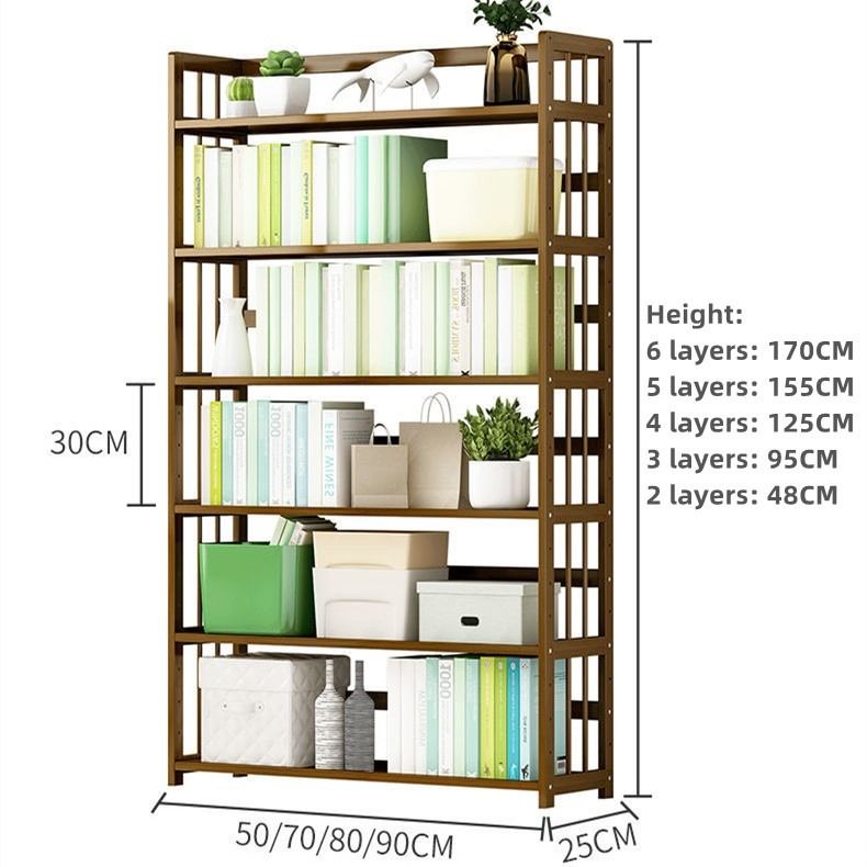 Simple Student Bookshelf Desktop Storage Rack Floor Multi-Layer ...