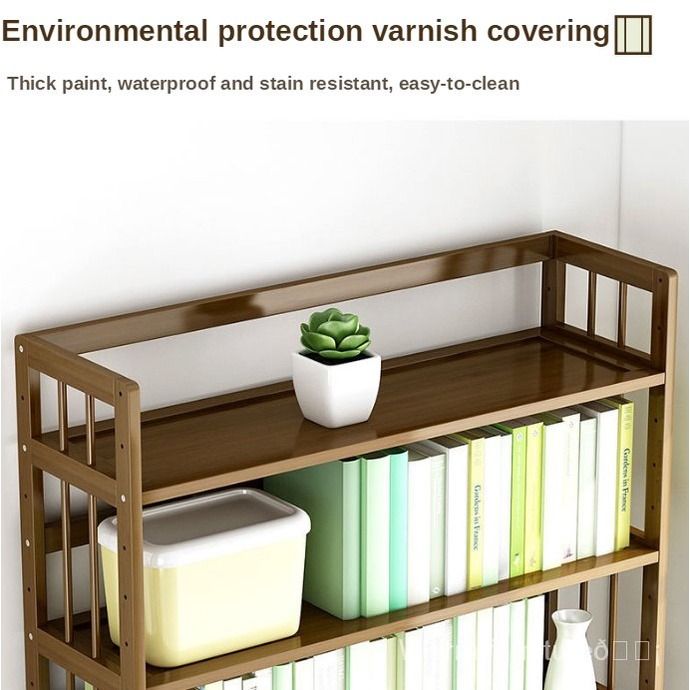 Simple Student Bookshelf Desktop Storage Rack Floor Multi-Layer ...