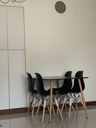 Simple utility Dining table Study table office table, Furniture & Home ...