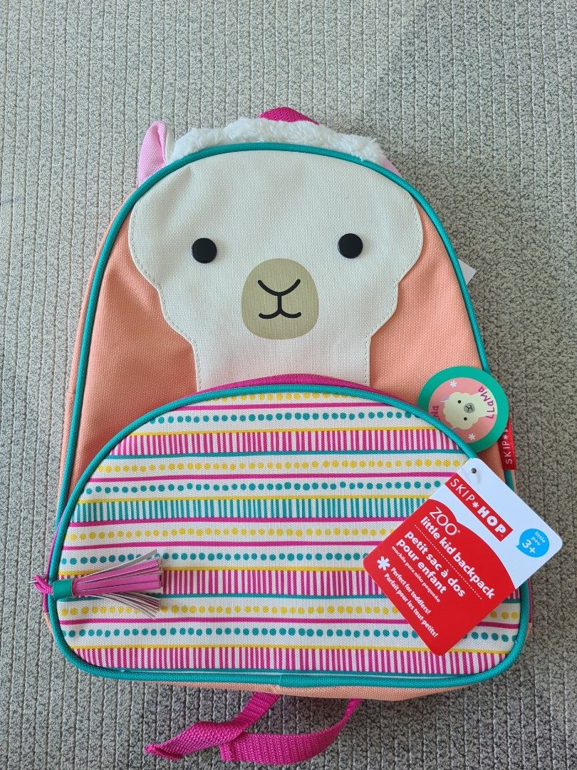 Skip Hop little kid Backpack Llama, Babies & Kids, Babies & Kids ...