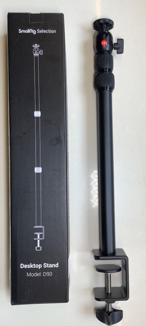 SmallRig Selection Camera Desk Mount D90, Tabletop C Clamp Mount Arm with Ball Head, Adjustable ...