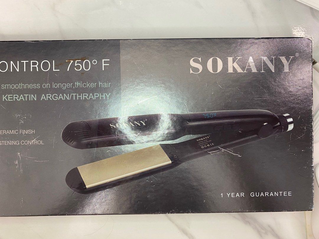 Sokany hair straightener Professional Edition Electric Fast heat Hair Iron Ceramic hair iron ...