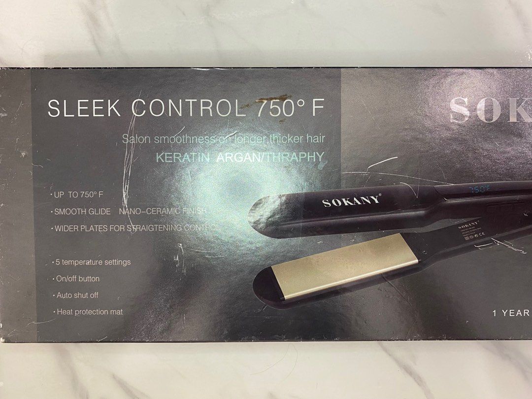 Sokany hair straightener Professional Edition Electric Fast heat Hair Iron Ceramic hair iron ...