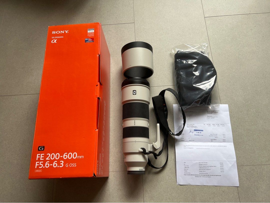 Sony FE 5.6-6.3 200-600 G OSS, Photography, Lens & Kits on Carousell