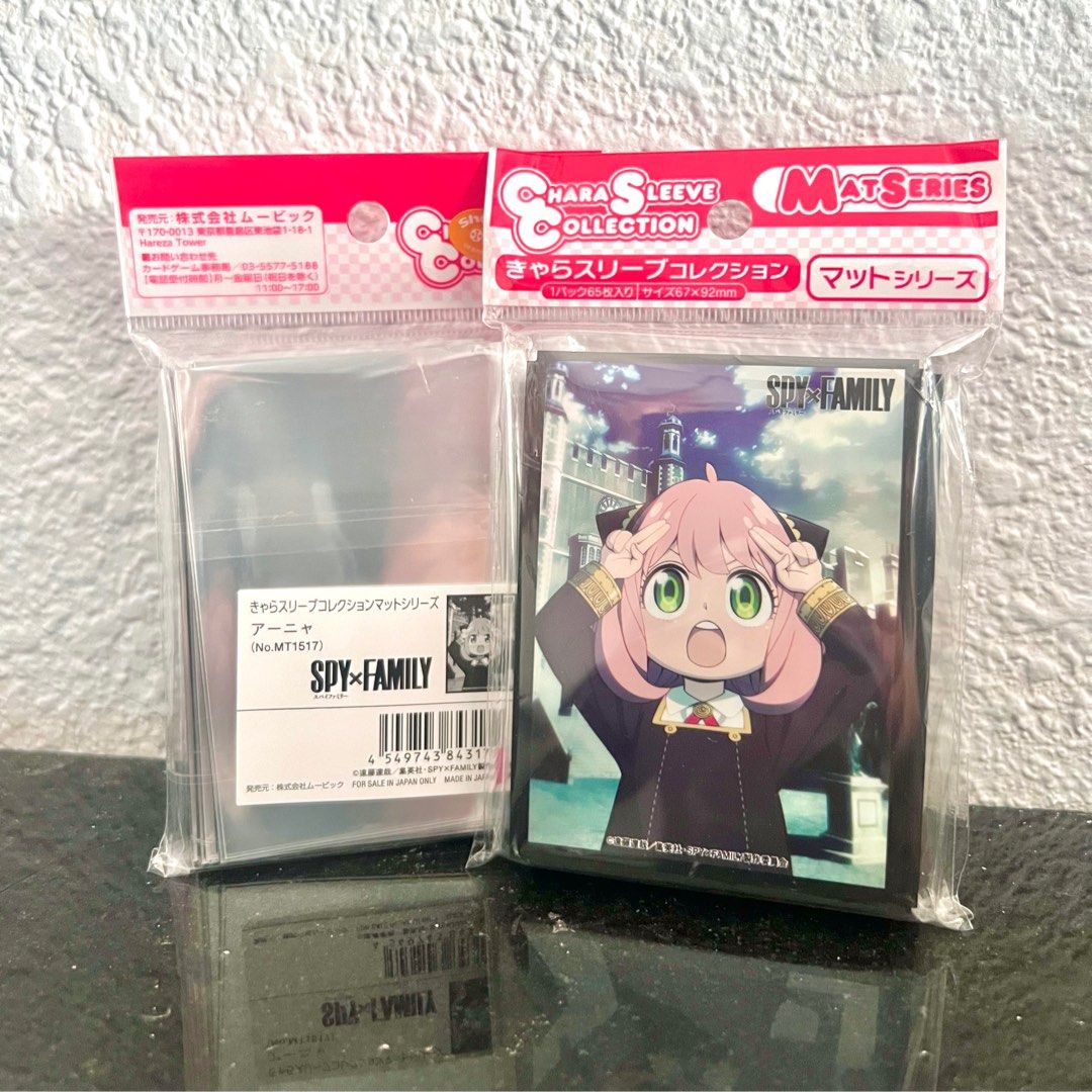 Spy Family Anya card sleeves, Hobbies & Toys, Toys & Games on Carousell