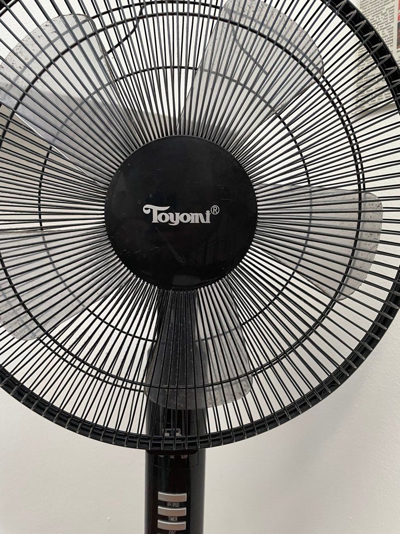Standing Fan Toyomi black, Furniture & Home Living, Lighting & Fans ...