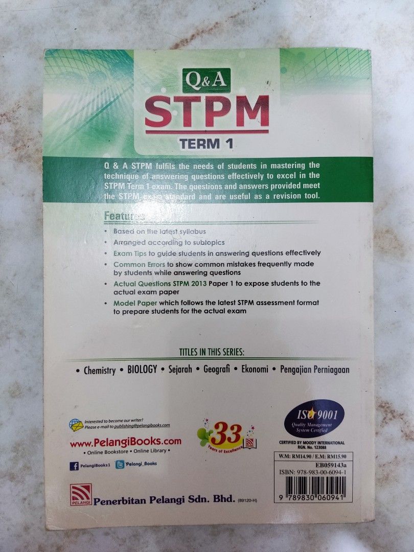 Stpm Biology textbook, Hobbies & Toys, Books & Magazines, Textbooks on ...