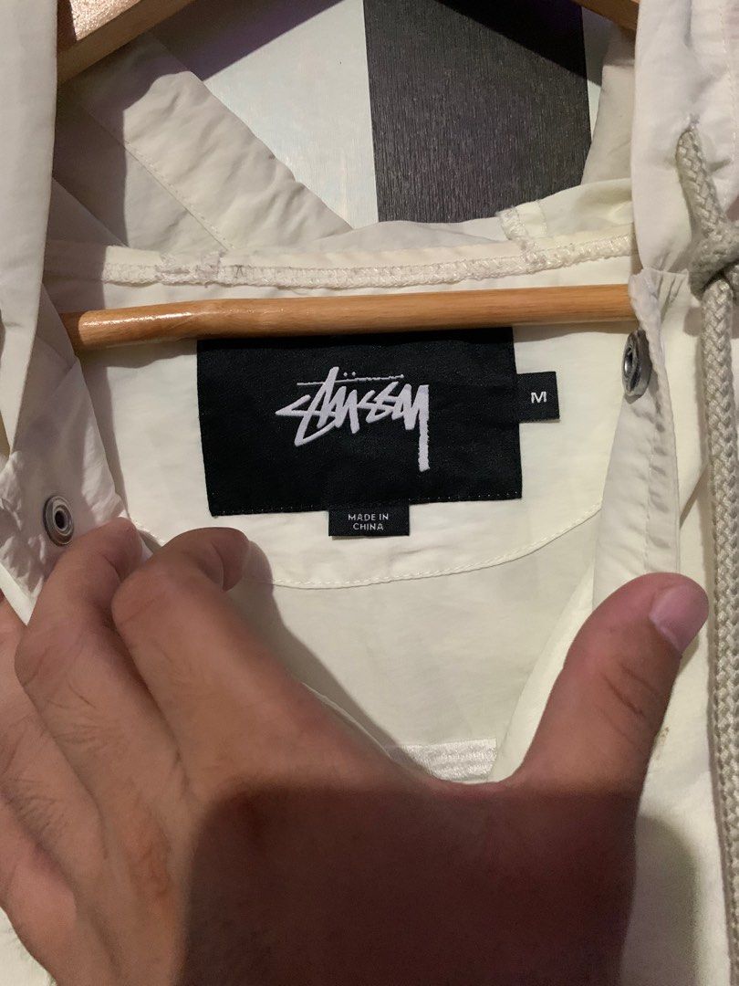 STUSSY RAIN JACKET TONY LONG HOODED COACH on Carousell