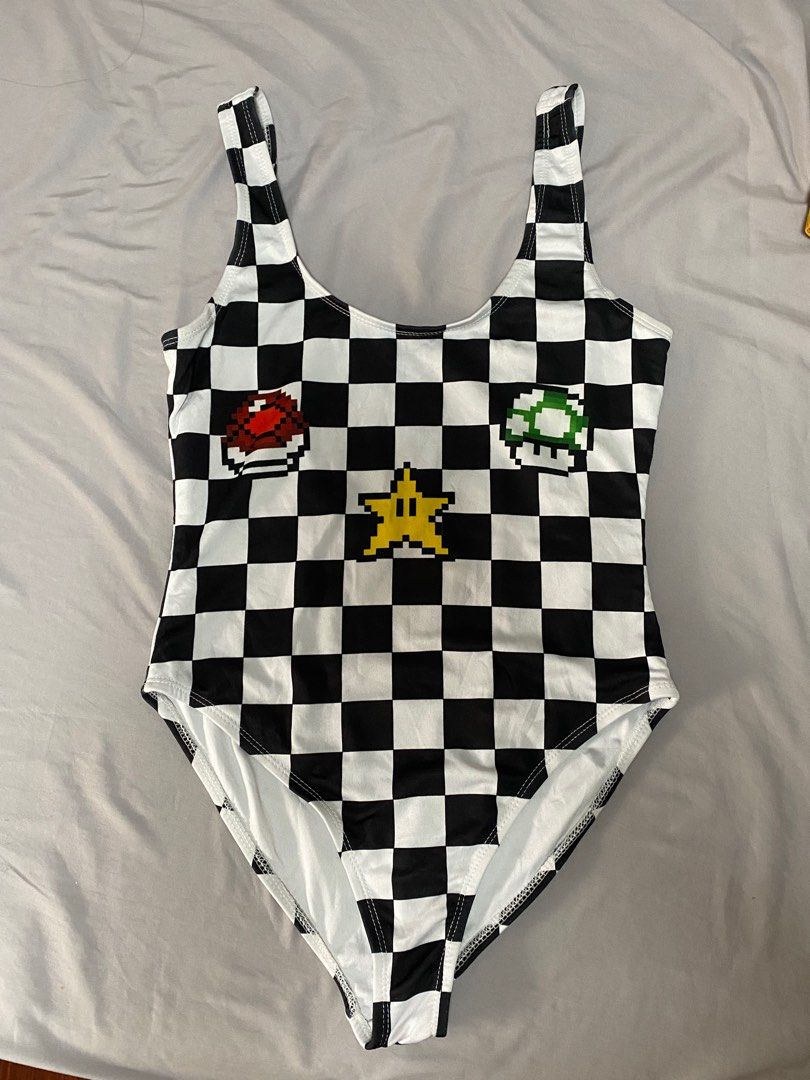 Super Mario One Piece, Women's Fashion, Swimwear, Bikinis & Swimsuits ...