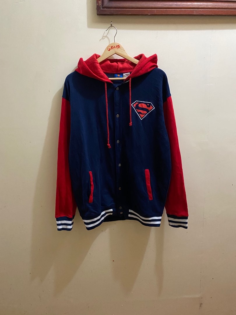 Superman x varsity jacket on Carousell