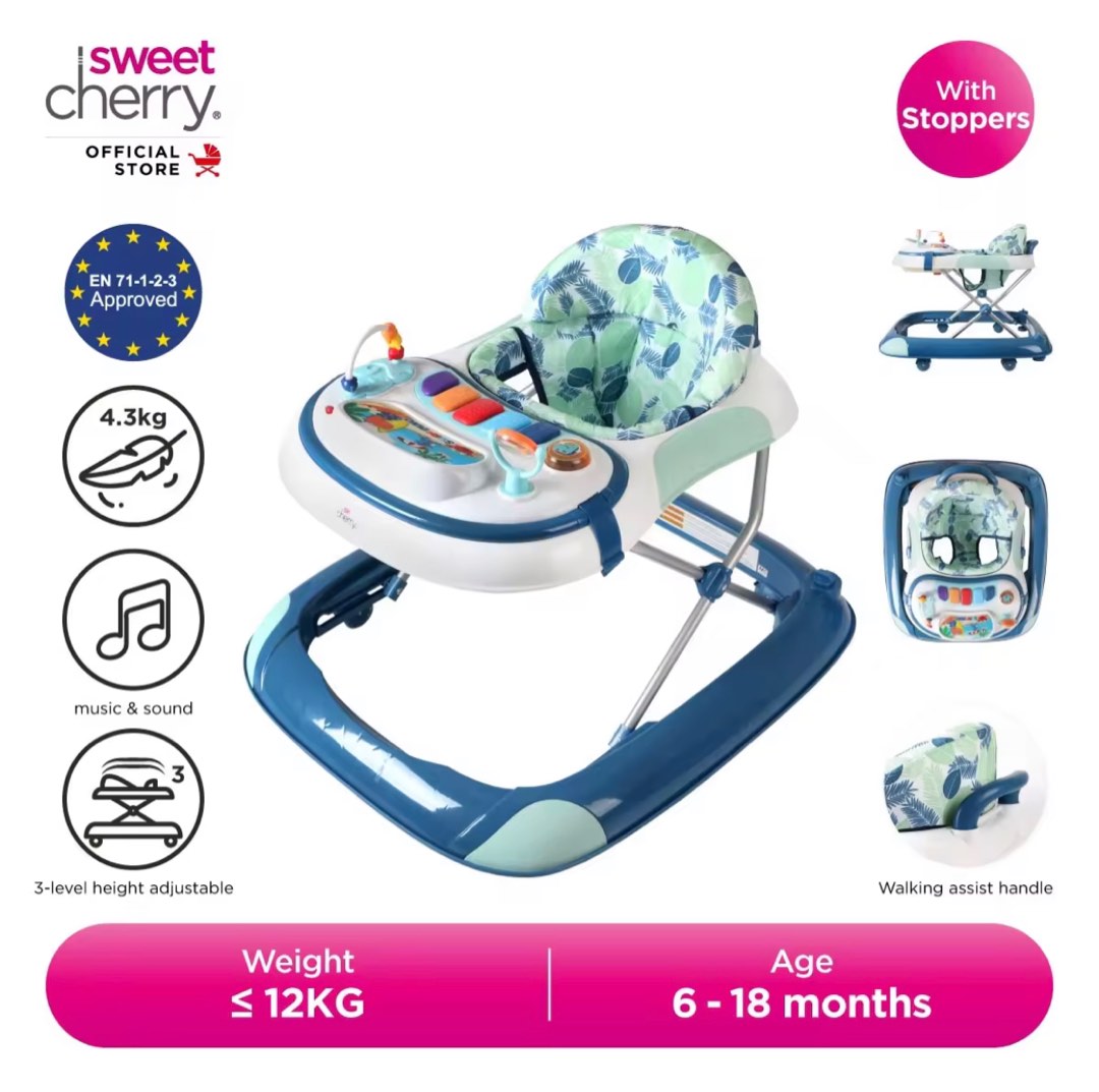Sweet Cherry Baby Walker, Babies & Kids, Infant Playtime on Carousell