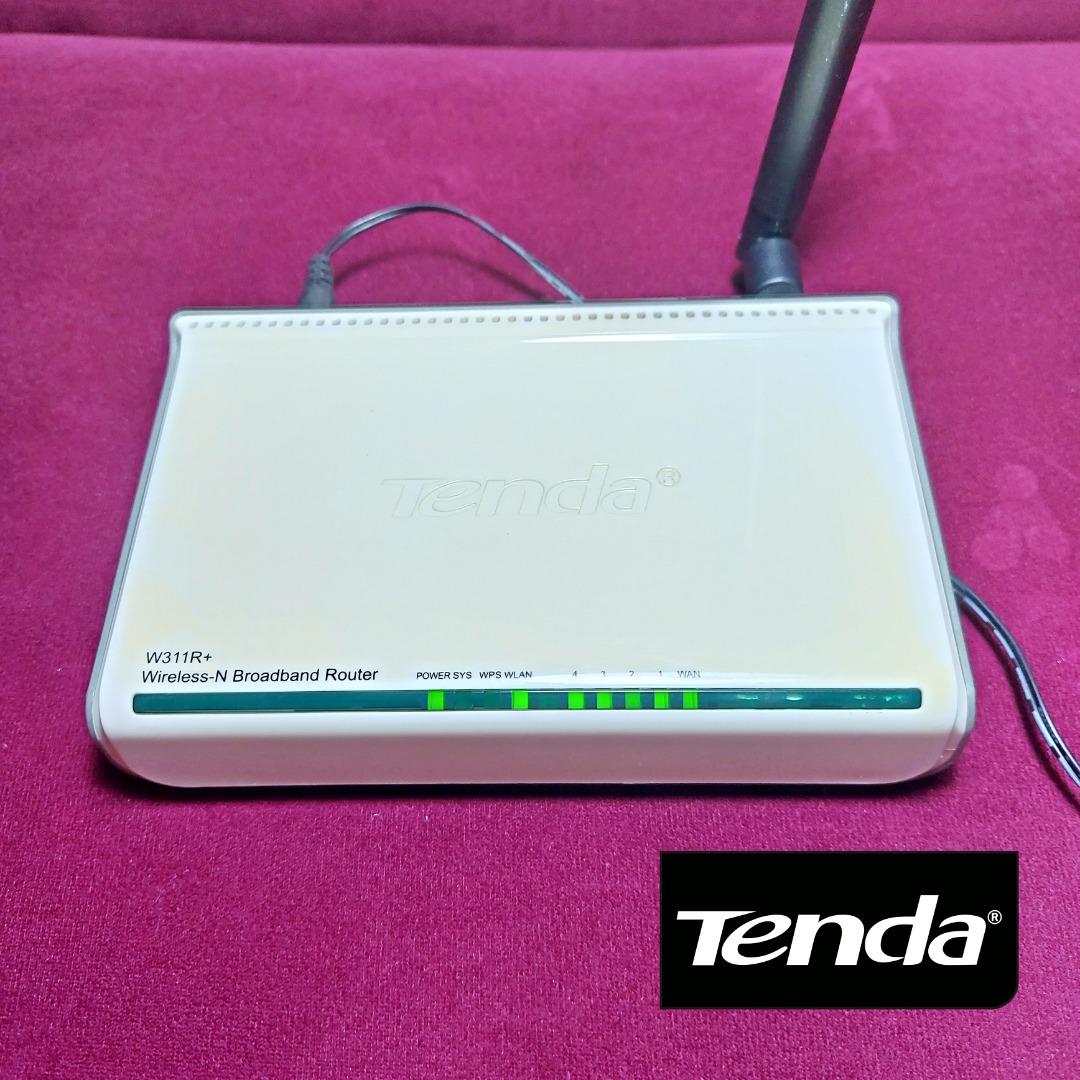 TENDA W311R+ WIRELESS N BROADBAND ROUTER on Carousell