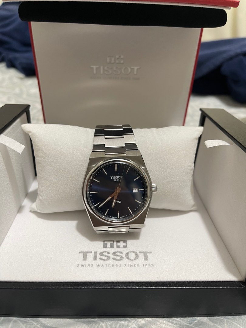 Tissot prx quartz blue, Men's Fashion, Watches & Accessories, Watches ...