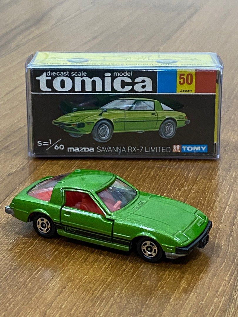 Tomica black box Mazda RX7 made in Japan, Hobbies & Toys, Toys & Games ...