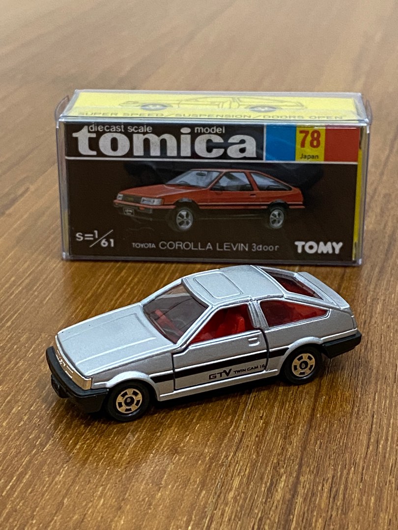 Tomica black box Toyota AE86 Levin made in Japan, Hobbies & Toys, Toys ...