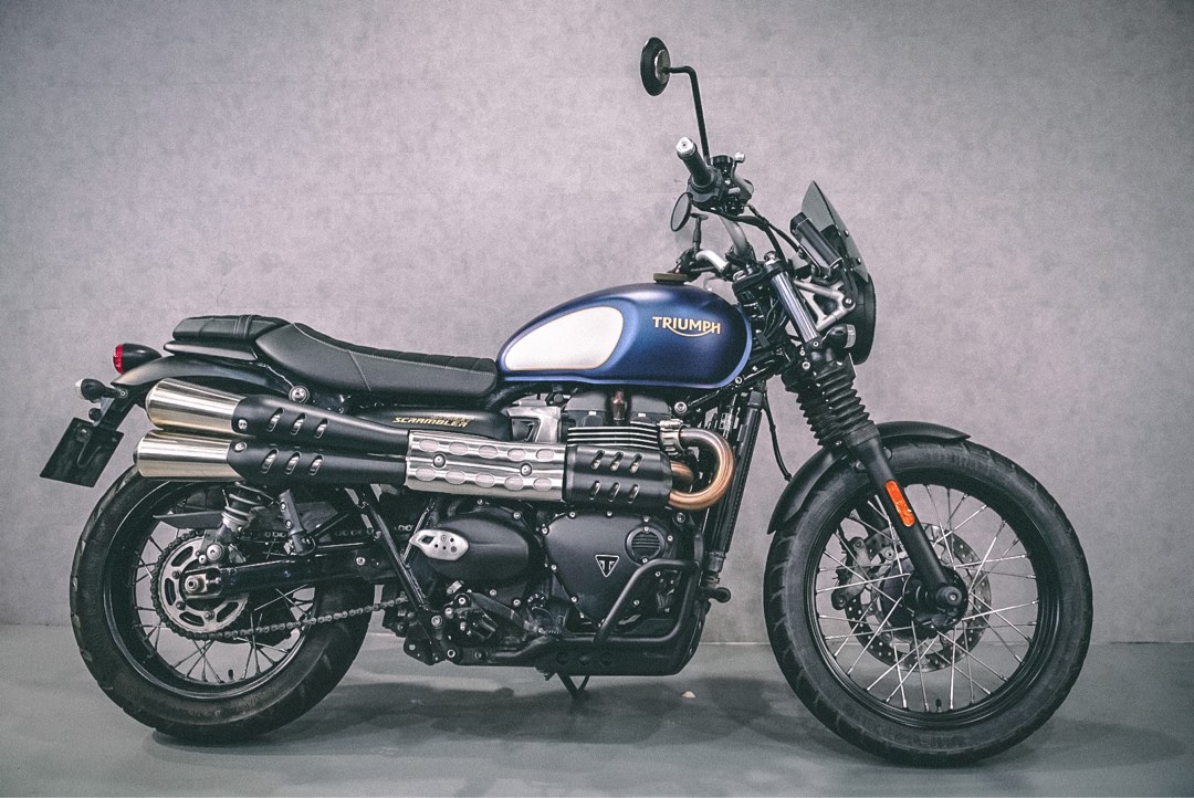 Triumph Street Scrambler (Gold Line), Motorcycles, Motorcycles for Sale ...