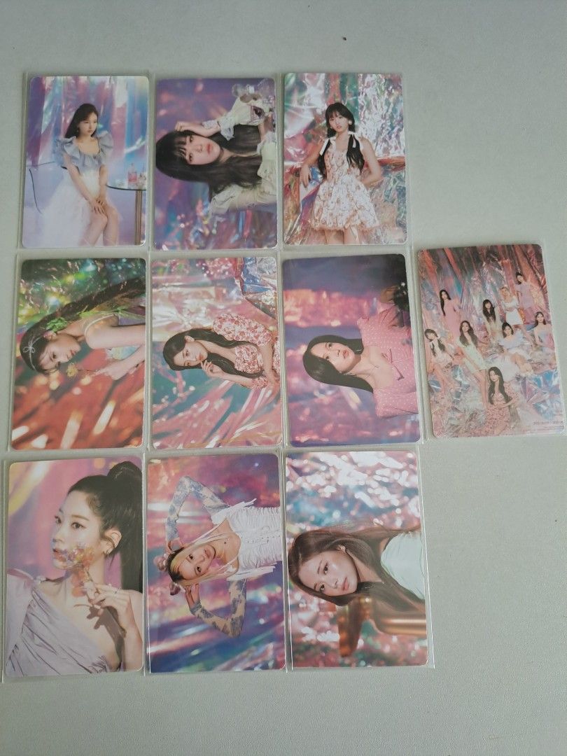 Twice alcohol free photo cards (Nayeon Jeongyeon Momo Sana Jihyo Mina Dahyun Chaeyoung Tzuyu ...