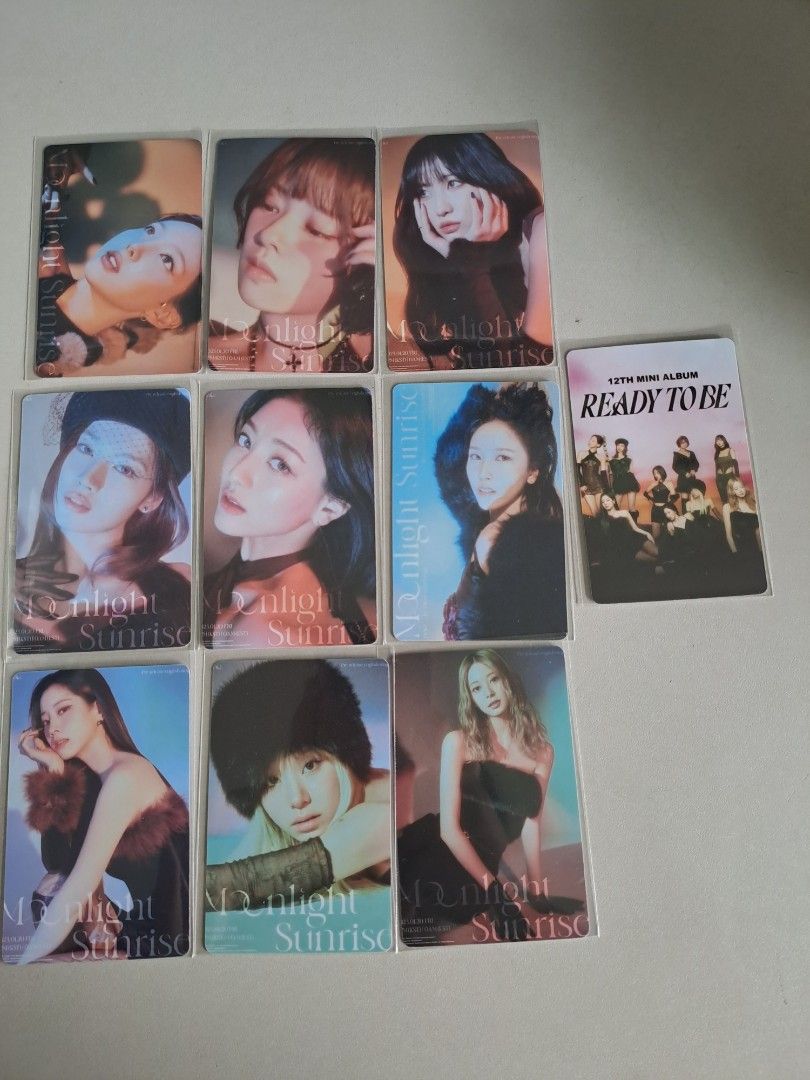 Twice photo card (Nayeon Jeongyeon Momo Sana Jihyo Mina Dahyun Chaeyoung Tzuyu), Hobbies & Toys ...