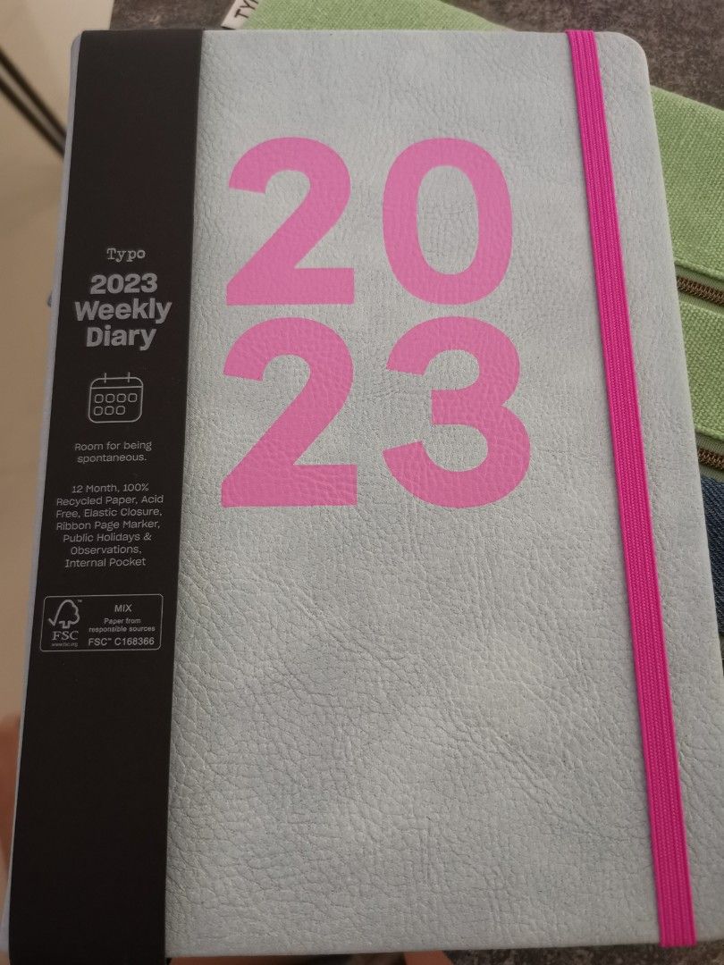 Typo 2023 weekly diary, Hobbies & Toys, Stationery & Craft, Stationery ...