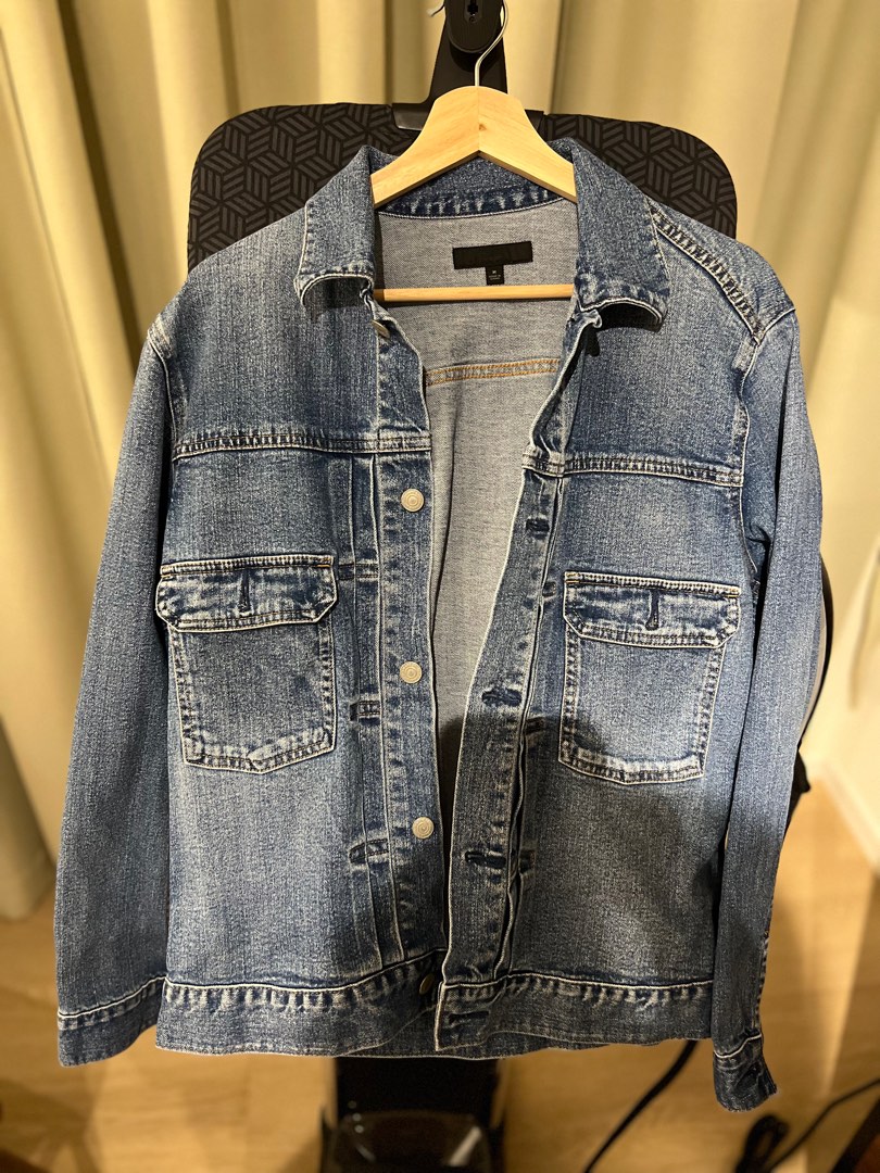 Uniqlo Denim Jacket, Men's Fashion, Coats, Jackets and Outerwear on ...