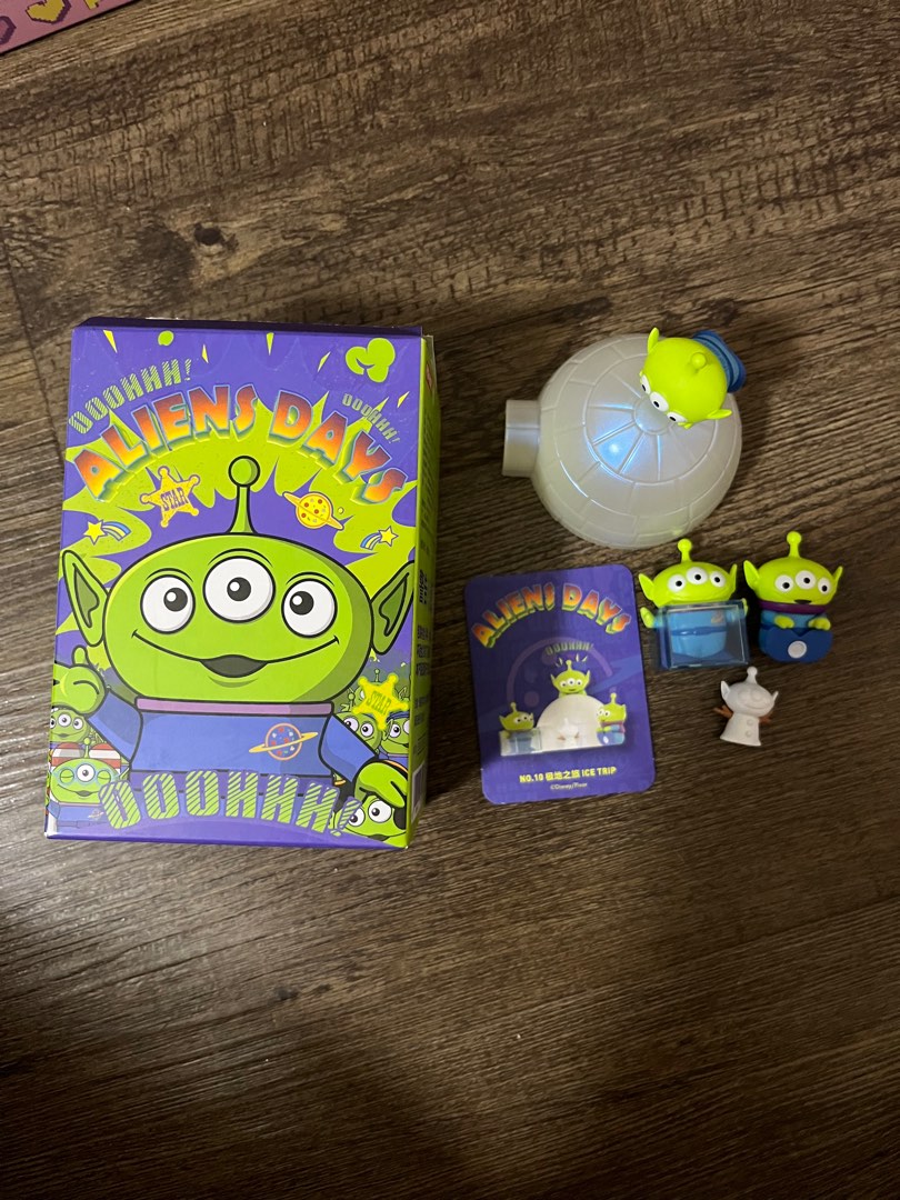 [UNSEALED] Popmart: Disney/Pixar, Aliens Days Figure, Hobbies & Toys ...