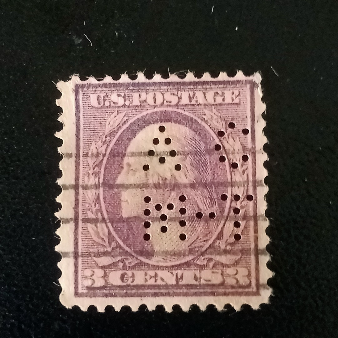U.S. Postage Stamp 3 Cent George Washington Purple Rare, Hobbies & Toys ...