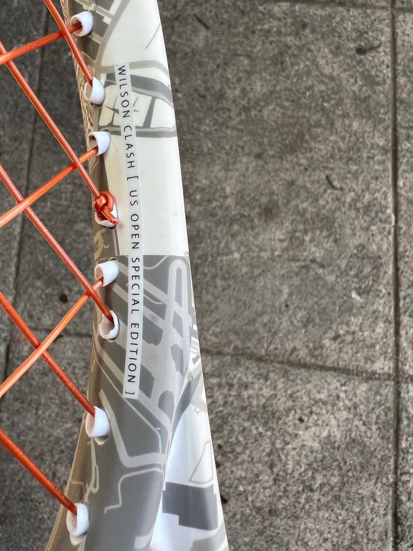 SOLD! White V1 Wilson Clash 100 US Open special edition subway map ...