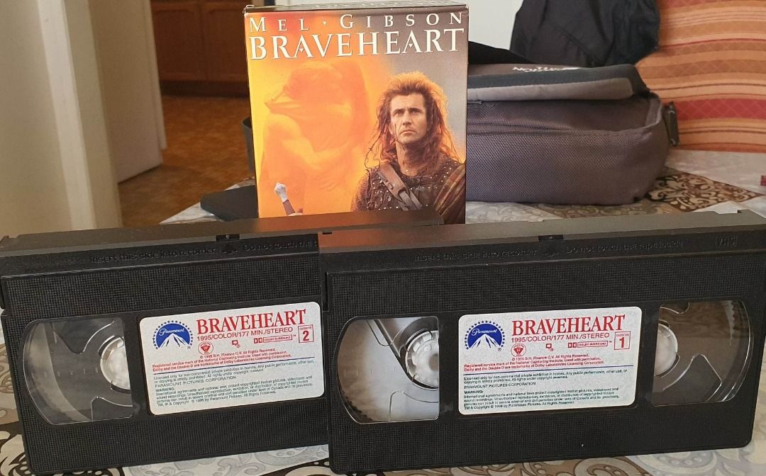 VHS Braveheart Box SET, Hobbies & Toys, Music & Media, CDs & DVDs on ...