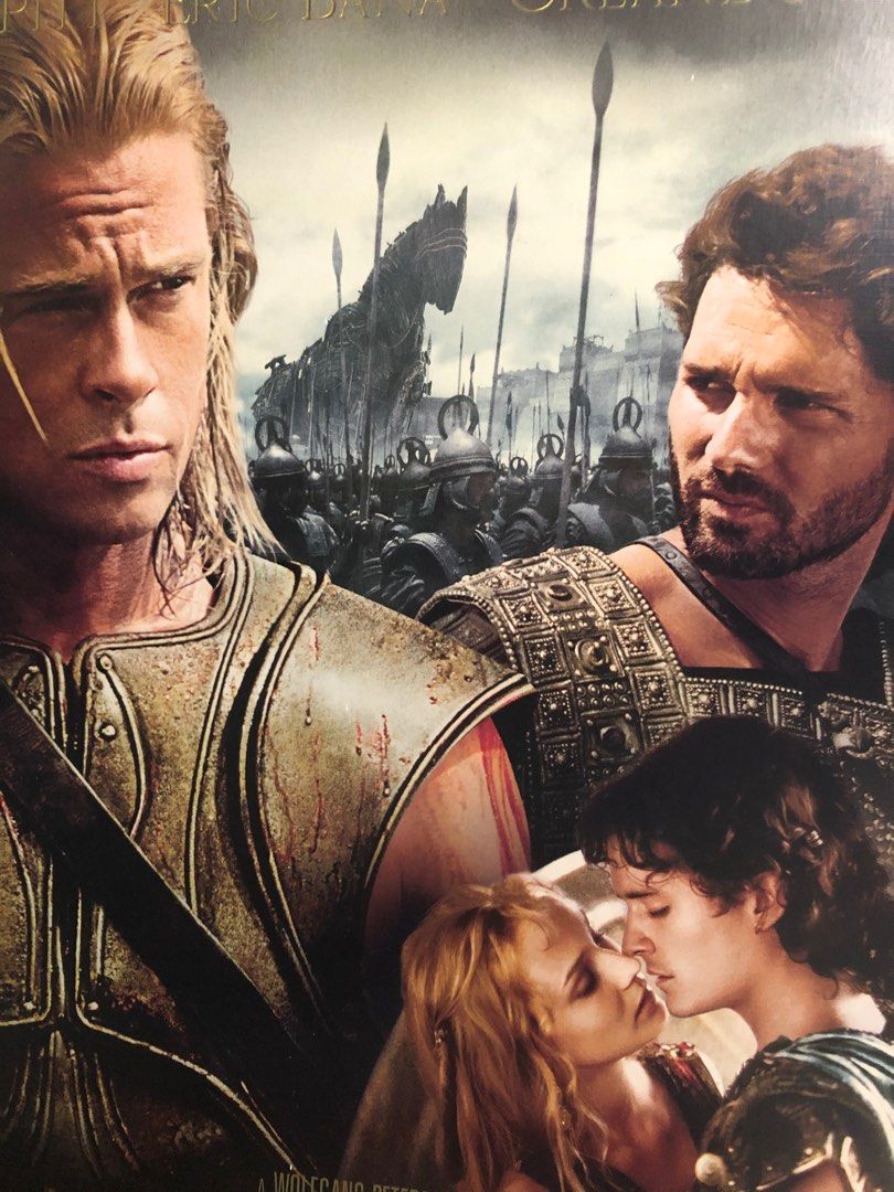 Vintage 2004 Troy Movie Poster, Hobbies & Toys, Memorabilia & Collectibles, Vintage Collectibles ...