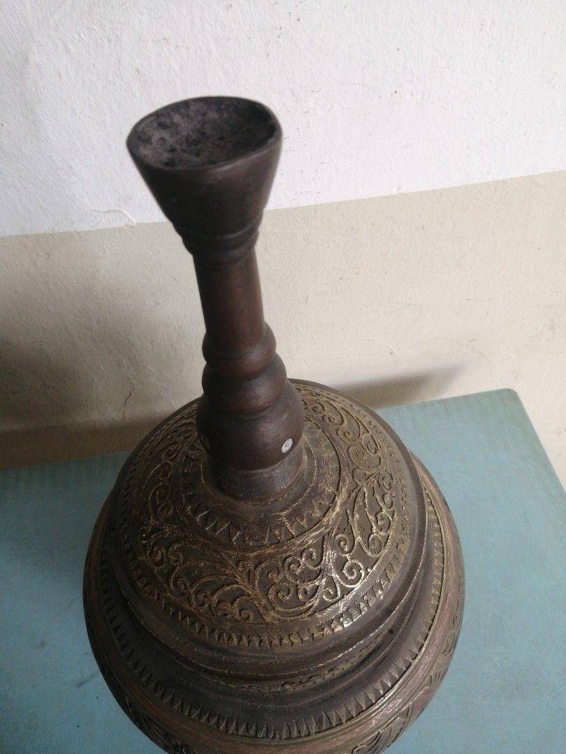 Vintage Brass and Copper Gadur Jar Philippines Decorative Pot with Lid ...