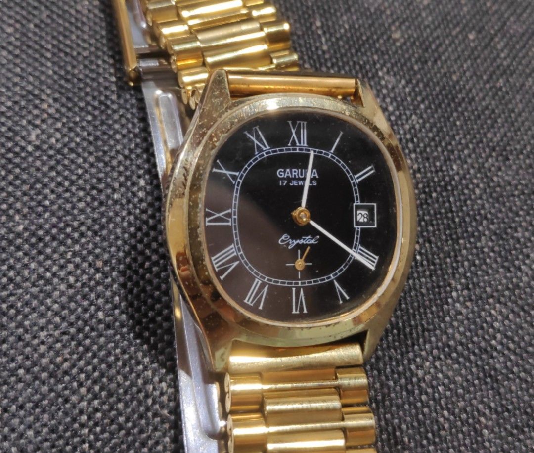 vintage garuda 17 jewels, Men's Fashion, Watches & Accessories, Watches ...